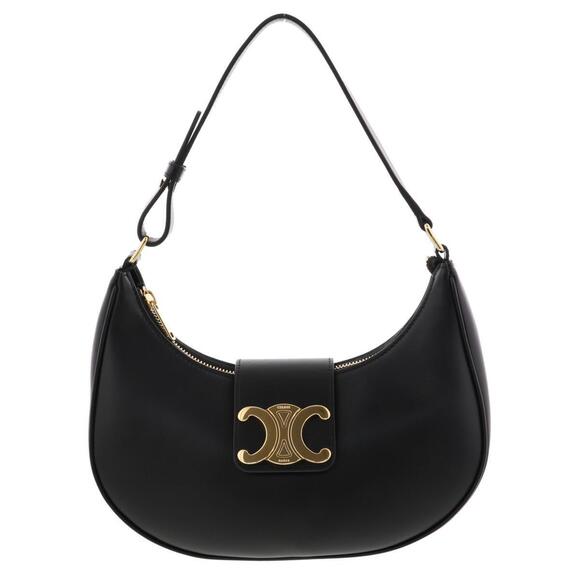 Celine | Bags | Celine Ava Triomphe Bag Shoulder Messenger Black | Poshmark